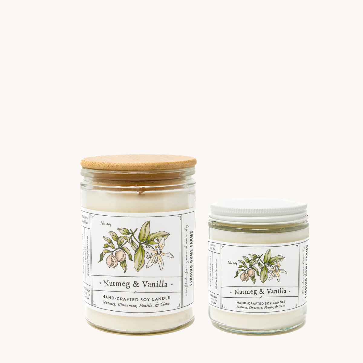 Nutmeg & Vanilla Soy Candle